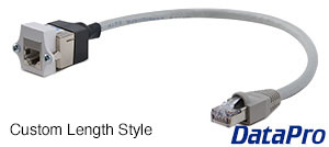 Shielded Cat6 Panel Mount Extension -- DataPro